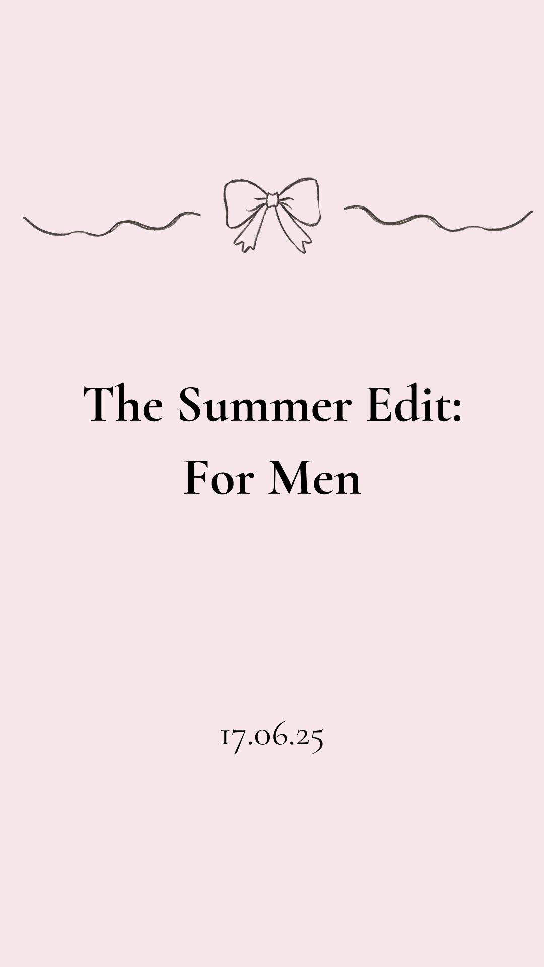 The Summer Edit: For Men Edits by Gayle Rinkoff Style - Fashion ...